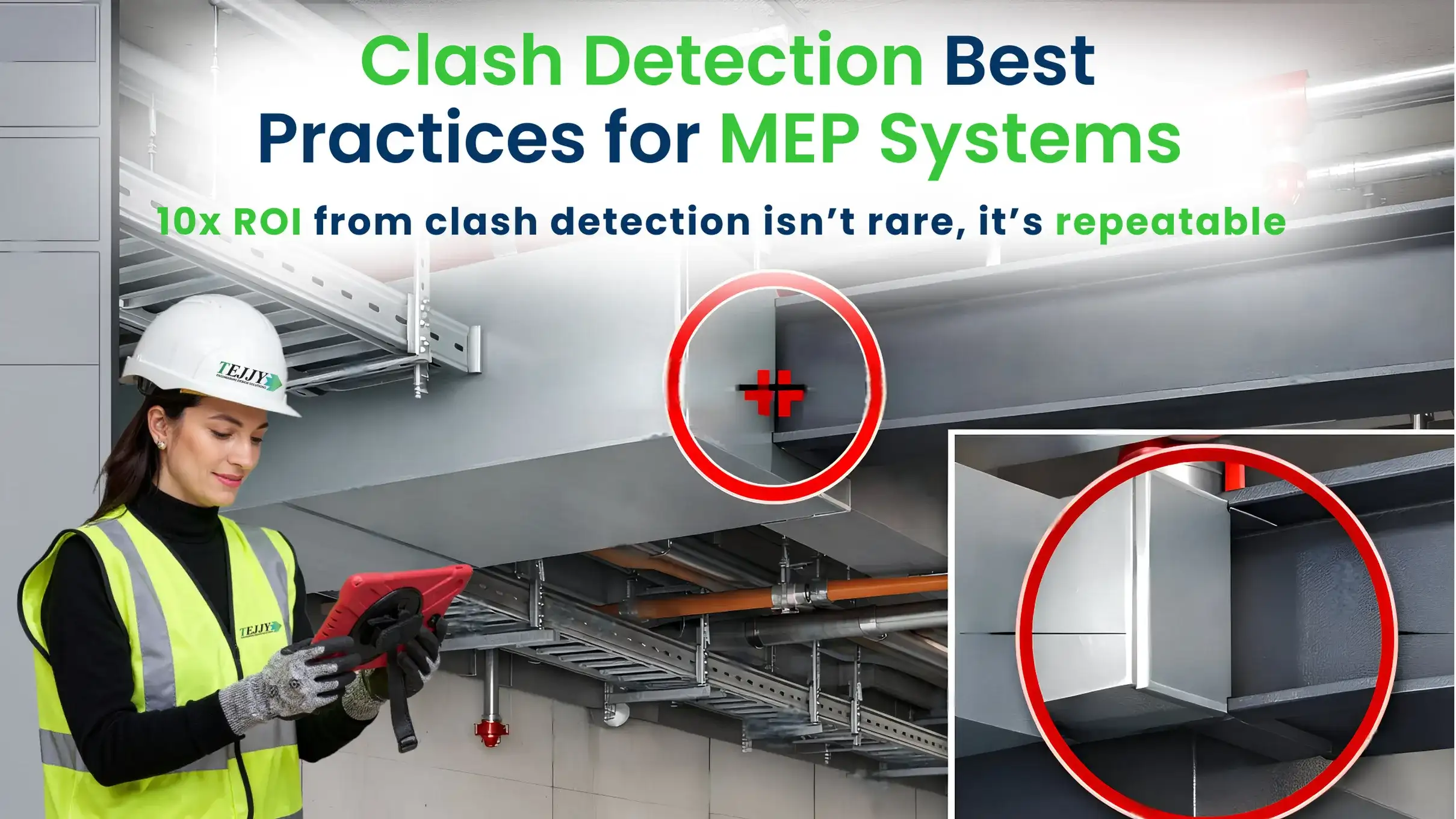 MEP Clash Detection For BIM Coordination | Tejjy Inc USA